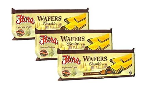 Amazon.com : Wafer Cookies by Flora - Chocolate Wafers Imported from ...