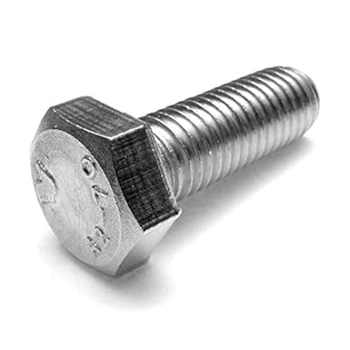 Amazon.com: M22-2.50 x 75MM Hex Head Cap Screw Bolts, Stainless Steel ...