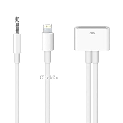 CLICK2U 30pin Audio to female and Aux 3.5mm Dock Morocco | Ubuy
