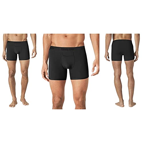 Tommy John Men’s Underwear - Second Skin Trunk with Contour Pouch and Shorter 4" Inseam – Silky ...