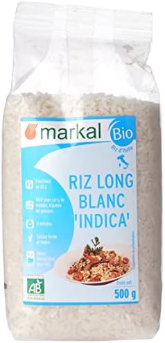 Markal Organic White Indica Rice Long Grain, 500g - Pack of 1 price in ...