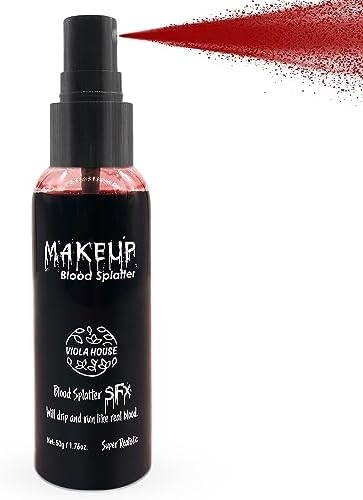 VIOLA HOUSE Artificial Blood Red Spray, Artificial Halloween Blood ...