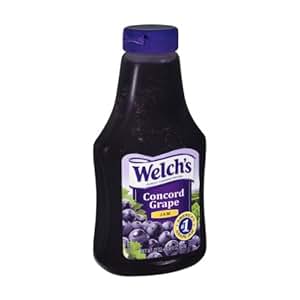 Amazon.com : Welch's Squeeze Bottle Concord Grape Jam (418263) 22 oz ...