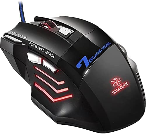 2021 X7 7D Ultra-Fast Wired Gaming Mouse RGB Backlit, Wrist Comfort, 4 ...