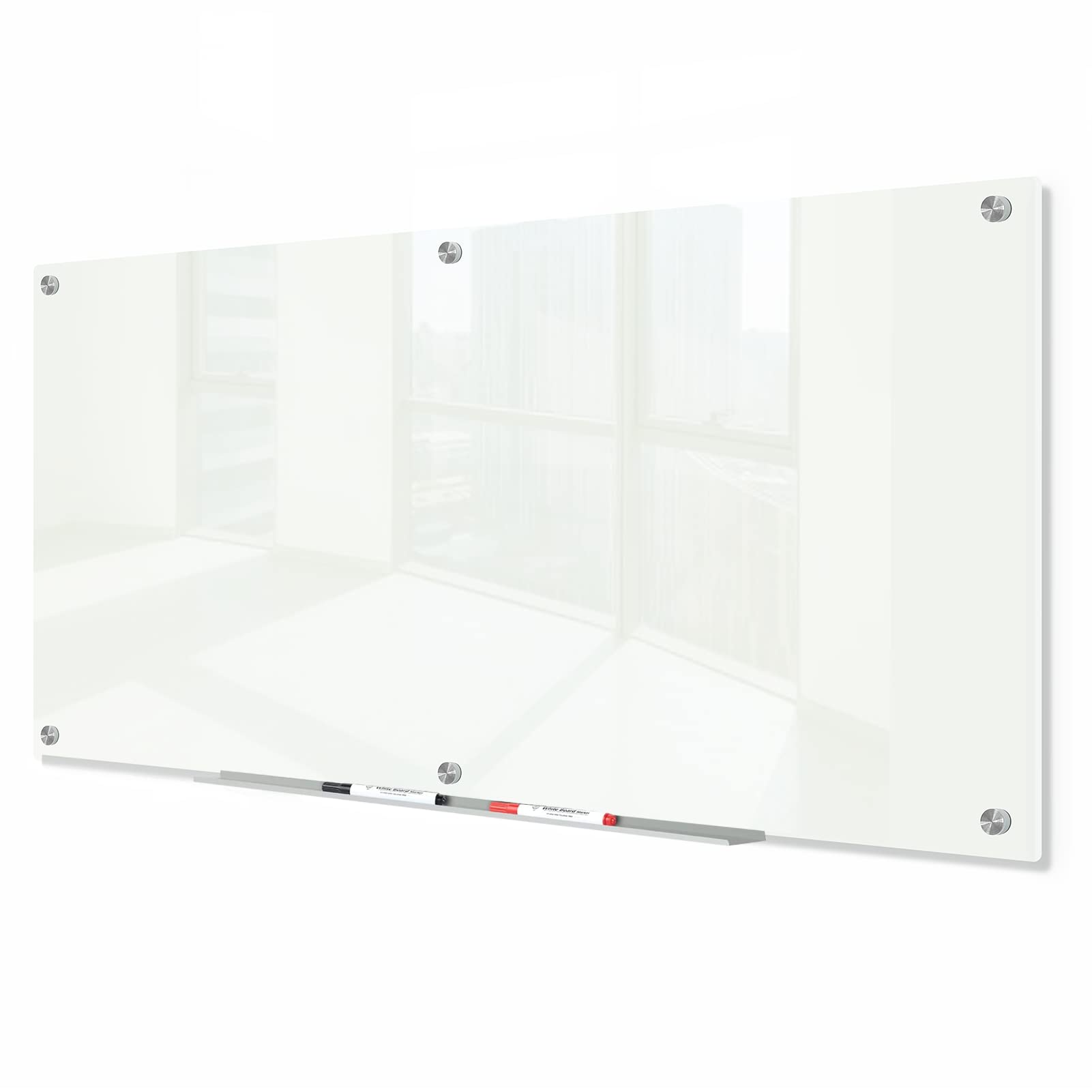 Mua J&J worldwide Glass Dry Erase Board 6' x 3', Glass Whiteboard ...
