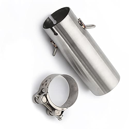 Motorcycle Middle Link Pipe 51mm/2.01inch Adapter Connector Pipes ...