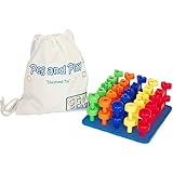Amazon.com: 24 Pegs for Peg Board by Skoolzy - Montessori Occupational ...
