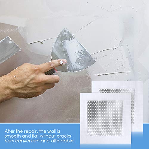 AIEVE Drywall Repair Kit, 6 Pack 4 Inch Wall Patch Repair Kit Drywall ...