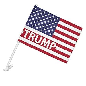 Amazon.com : GRAPHICS & MORE President Trump American Flag Car Truck ...