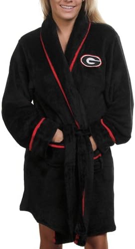 Amazon.com: NCAA Georgia Bulldogs Ladies Black Solid Cozy Robe (Large ...