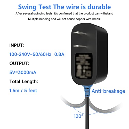Miuzei Raspberry Pi 4 Case with Fan Cooling Pi 4B Case with 5V 3A Power ...