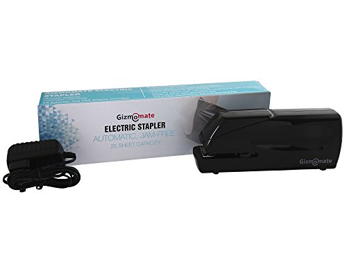 GM-X Automatic Electric Stapler, Heavy Duty Jam-Free 25 Sheet Full ...