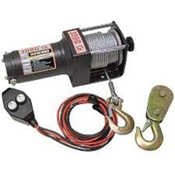 WOOD POWER WINCH Heavy Duty ATV 2000 lb. Power Winch: Amazon.com ...