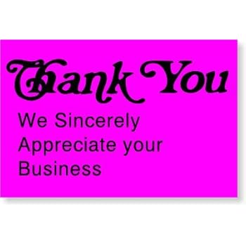 Amazon.com : Thank You We Sincerely Appreciate your, Fluorescent Paper ...