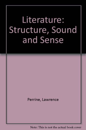 Amazon.com: Literature: Structure, Sound, and Sense: 9780155510708 ...