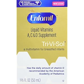 Amazon.com: Enfamil Tri-Vi-Sol Supplement Drops, Vitamins A,D and C for ...