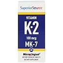 Amazon.com: Superior Source Vitamin K2-MK7, 100 mcg, 60 Count: Health ...