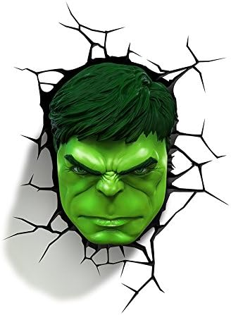 3D Light FX Marvel Hulk 3D Deco LED Wall Light price in UAE | Amazon ...