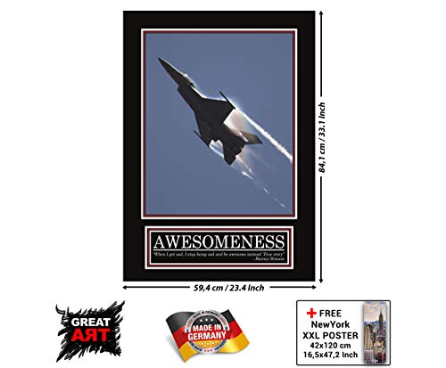 GREAT ART Awesomeness Poster - Original Barney Stinson Wallpaper - 23,3 ...