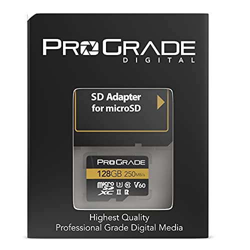 ProGrade Digital microSD Memory Card - V60 microSD Card for DSLR and ...