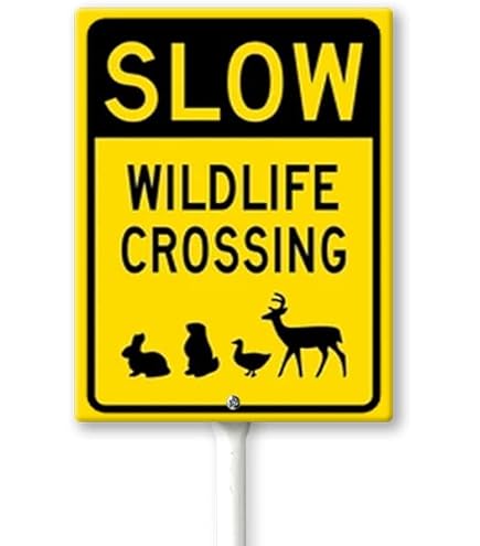 Critter Crossing Sign