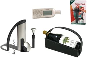 Amazon.com: Premium Penguin™ EZ Pull Corkscrew Wine Opener, Wine Caddy, Wine Master® Special ...