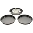 Amazon.com: Chicago Metallic Non-Stick Checkerboard Cake Pan Set ...