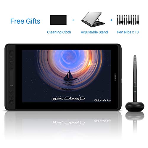 HUION Kamvas Pro 12 Drawing Tablet with Full Laminated Screen Digital ...