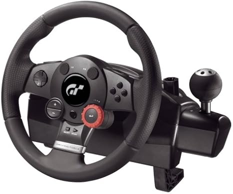 Logitech Driving Force GT Steering Wheel (PS2 & PS3): Amazon.co.uk: PC ...