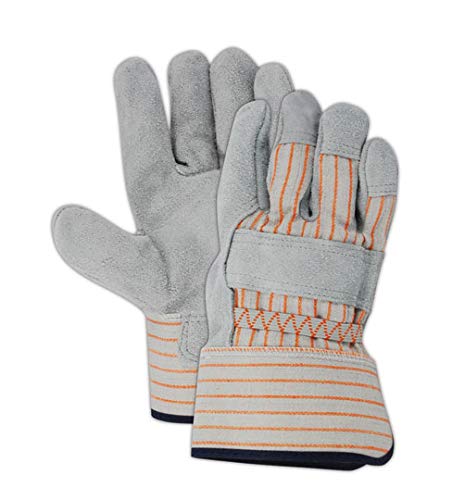 Amazon.com: Magid Glove & Safety TB625E Magid DuraMaster Select Cow Split Leather Palm w/PE Cuff ...