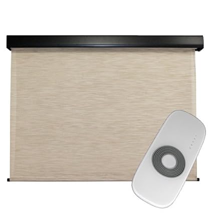 Amazon.com : Premium Outdoor Sun Shade, Motorized-Remote, 6-Feet by 8 ...