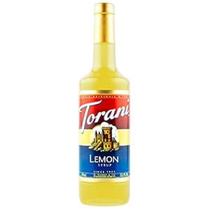 Amazon.com : Torani Lemon Syrup 750ml : Dessert Topping Syrups ...