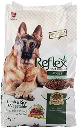 Reflex LIDER Adult Dog Food Lamb-Rice-Vegetable, Multi-Colour, 3 Kg ...