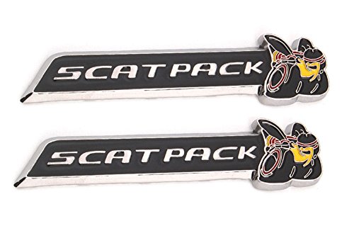 Muzzys Set Of Two Scatpack Scat Pack Emblem Metal Stick | Desertcart ...