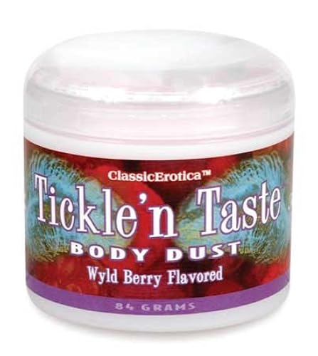 Tickle N Taste Body Powder Dust with Feather Applicator WYLD Berry in ...