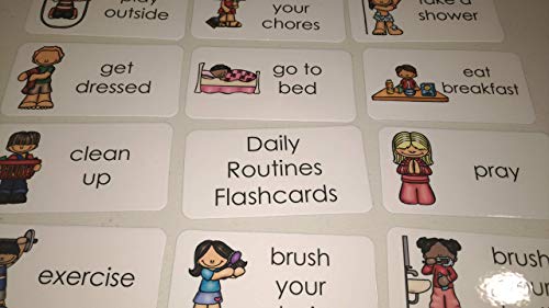 23 Laminated Preschool Daily Routines Flashcards. - Want It All