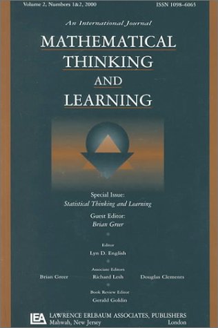 Amazon.com: Statistical Thinking and Learning: A Special Double Issue ...