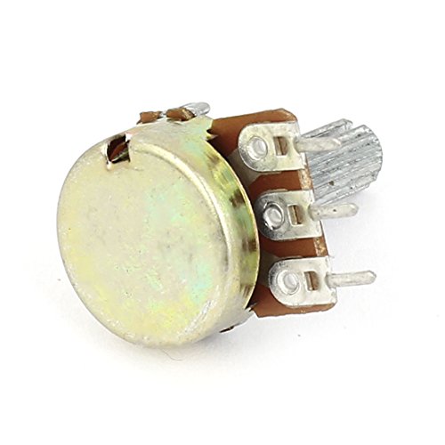 uxcell 10K OHM Linear Taper Rotary Potentiometer 10KB B10K Pot 5 Pcs ...