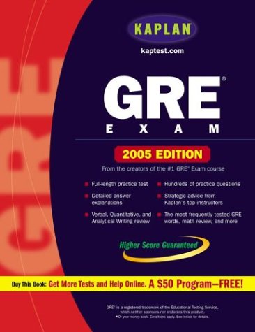 Kaplan GRE Exam 2005 (Kaplan Gre Exam): Kaplan, Inc.: Amazon.com: Books