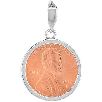 Amazon.com: Sterling Silver Penny Bezel 19 mm Coins Prong Back Square ...