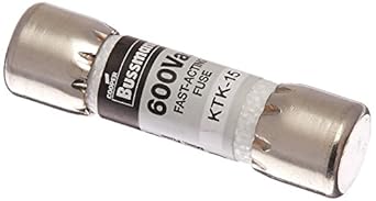 COOPER BUSSMANN KTK-15 FUSE, 15A, 600V, FAST ACTING: Cartridge Fuses ...