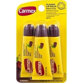 Amazon.com : Carmex Classic Lip Balm Cherry SPF 15, 0.35 Ounce Pack of ...