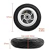5 Inch Inflation Wheel Using Metal Hub 5X1 Pneumatic Tire with Inner ...