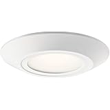 Kichler 43870WHLED30 Horizon II Flush Mount, 1-Light LED 12 Watts ...
