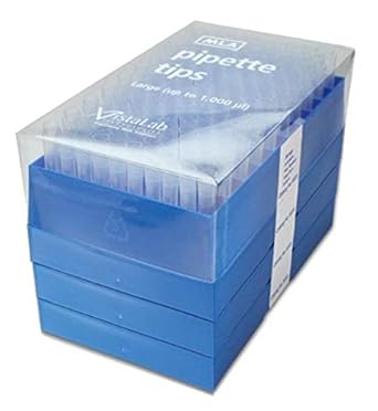 VistaLab 9026 Large Pipette Tip, 1000 microliter Volume (Pack of 600 ...