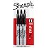 Amazon.com: Sharpie Retractable Fine Point Permanent Markers, Black ...