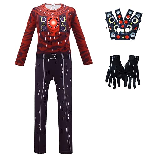 Toilet Costume Kids Speakerman Cosplay Outfit Halloween Toilet Man ...