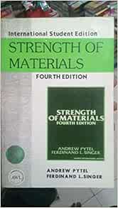 Strength of Materials: Pytel: 9780673992376: Amazon.com: Books