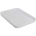 Amazon.com | Kekow 4-Pack White Plastic Fast Food Serving Trays ...