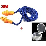 3M 1110 Corded Foam, Noise Reduction Ear Plugs (Pack Of 10),orange: Amazon.in: Industrial ...